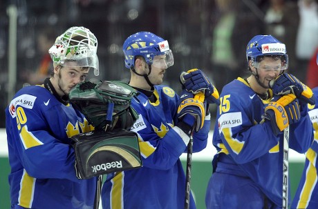 Swedens Goalkeeper Jonas Gustavsson Niklas Persson Editorial Stock ...
