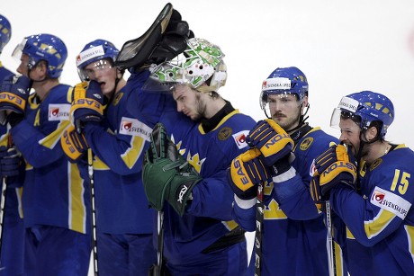 Swedens Goalkeeper Jonas Gustavsson 3rd Right Editorial Stock Photo ...