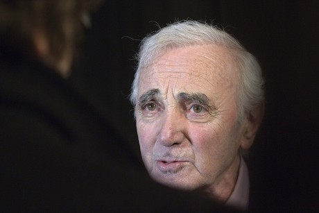 Frencharmenian Singer Charles Aznavour Born Shahnour Editorial Stock ...