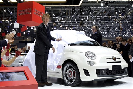 Hostess Ferrari Booth Poses Next Ferrari Editorial Stock Photo - Stock ...