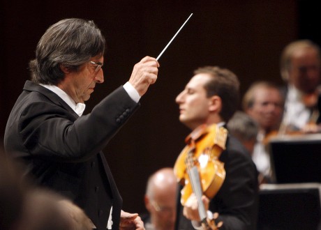 Italian Conductor Riccardo Muti Leads Vienna Editorial Stock Photo ...