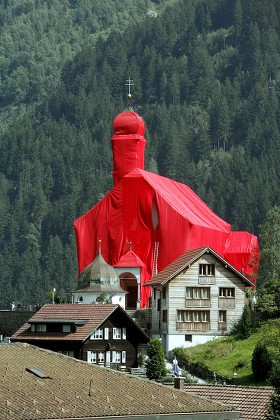Church Wassen Landmark On Alpine Railway Editorial Stock Photo - Stock ...