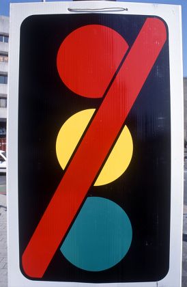 Traffic Lights Out Use Sign Editorial Stock Photo - Stock Image ...