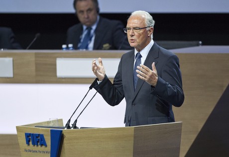 Fifa Executive Committee Member Franz Beckenbauer Editorial Stock Photo ...