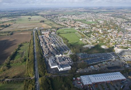Aerial View Bicester Village Outlet Shopping Editorial Stock Photo ...