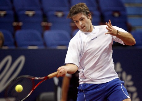 Jarkko Nieminen Finland Cheers After Winning Editorial Stock Photo ...