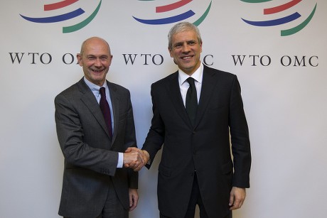World Trade Organization Wto Directorgeneral French Editorial Stock ...