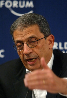 Amr Moussa Egypt Secretarygeneral League Arab Editorial Stock Photo ...