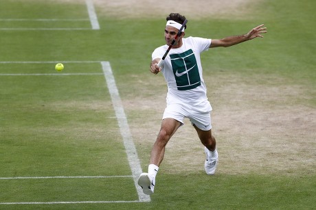 Roger Federer Switzerland Action During Training Editorial Stock Photo ...