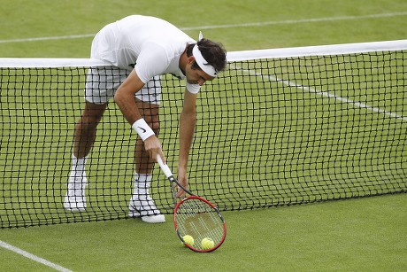 Roger Federer Switzerland Action During Training Editorial Stock Photo ...