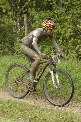German Cyclist Moritz Milatz Speeds Down Editorial Stock Photo - Stock ...