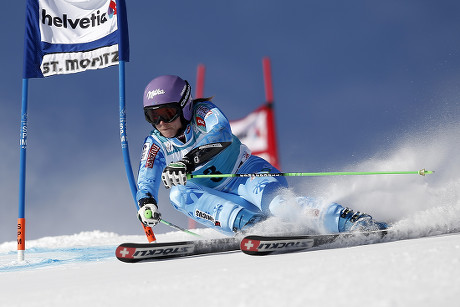 Tina Maze Slovenia Speeds Down Slope Editorial Stock Photo - Stock ...