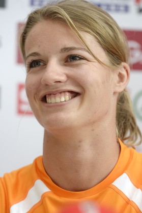 Dutch Sprinter Dafne Schippers During Press Editorial Stock Photo ...