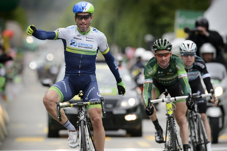 Switzerlands Michael Albasini L Team Orica Editorial Stock Photo ...