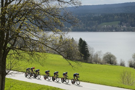 Team Iam Cycling Action During First Editorial Stock Photo - Stock ...