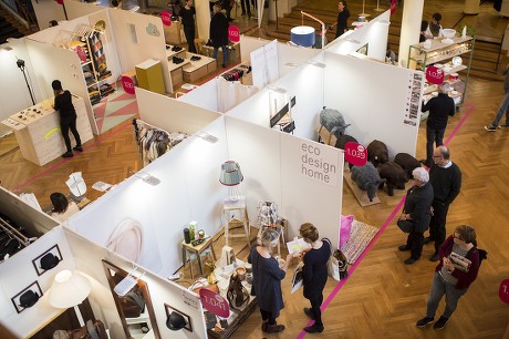 Visitors Walk Through International Design Exhibition Editorial Stock ...