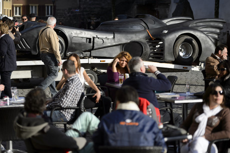 People Enjoy Weather Outdoors Batmobile Seen Editorial Stock Photo ...