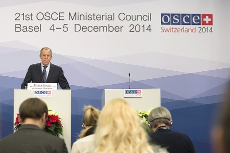 Switzerland Osce Meeting - Dec 2014 Stock Pictures, Editorial Images ...