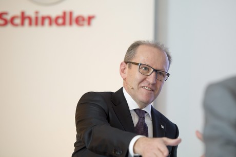 Erich Ammann Cfo Schindler Holding Speaks Editorial Stock Photo - Stock ...