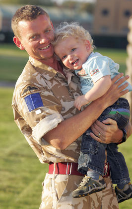 Lcpl Jason Monaghan Son Dylan Editorial Stock Photo - Stock Image ...