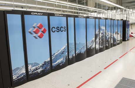 View Piz Daint Supercomputer Swiss National Editorial Stock Photo ...
