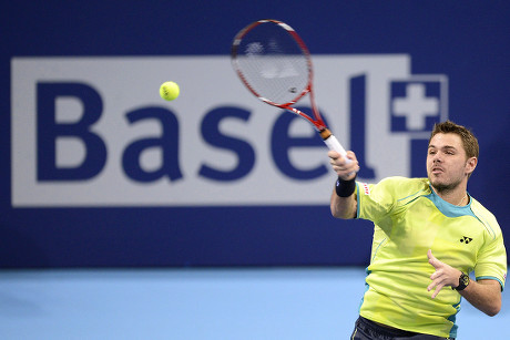 Germanys Benjamin Becker Returns Ball Switzerlands Editorial Stock ...