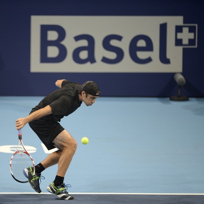 Germanys Benjamin Becker Returns Ball Switzerlands Editorial Stock ...
