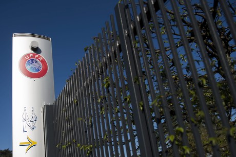 Uefa Logo Pictured Next Entrance Uefa Editorial Stock Photo - Stock ...