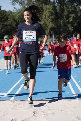 Kids Train Us Sprinter Jenna Prandini Editorial Stock Photo - Stock ...