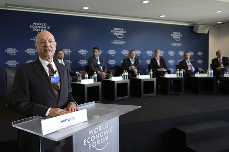 German Klaus Schwab Founder President World Editorial Stock Photo ...
