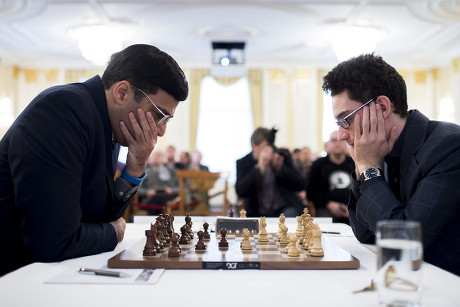 Indian Chess Grandmaster Viswanathan Anand L Editorial Stock Photo ...