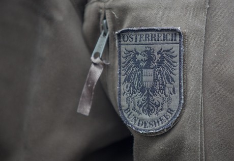 Logo Austrian Armed Forces Pictured During Editorial Stock Photo ...