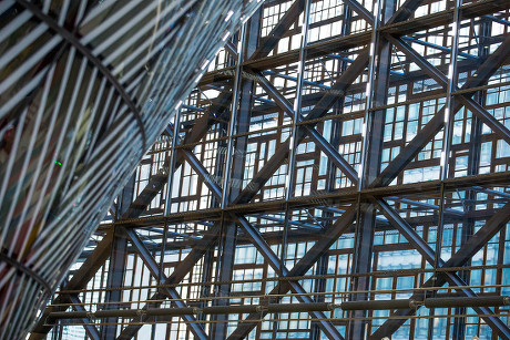 Interior View Europa Buildings Atrium Brussels Editorial Stock Photo ...