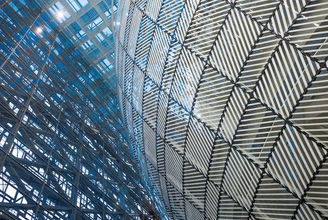 Interior View Europa Buildings Atrium Brussels Editorial Stock Photo ...