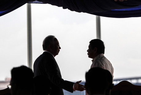 Silhouette Malaysian Prime Minister Najib Razak Editorial Stock Photo ...