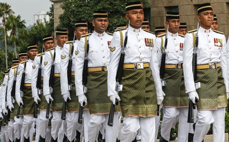 Malaysian Honor Guards March During Welcoming Editorial Stock Photo ...