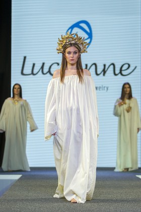Model Presents Creation By Lucienne During Editorial Stock Photo ...