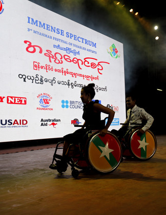 People Disabilities Perform During 3rd Myanmar Editorial Stock Photo ...