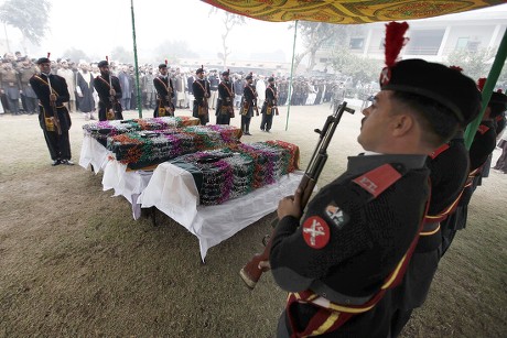 Paramilitary Frontier Constabulary Fc Soldiers Attend Editorial Stock ...