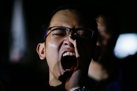 Filipino Protestors Shout Slogans During Protest Editorial Stock Photo ...