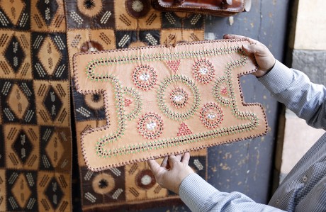 Handmade Leather Bags Shoes Seats Carpets Editorial Stock Photo - Stock ...