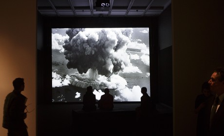 People Watch Film Nuclear Explosion Part Editorial Stock Photo - Stock ...