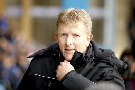 Gillingham Head Coach Adrian Pennock First Editorial Stock Photo ...