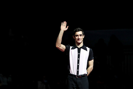 Gold Medalist Javier Fernandez Spain Celebrates Editorial Stock Photo ...