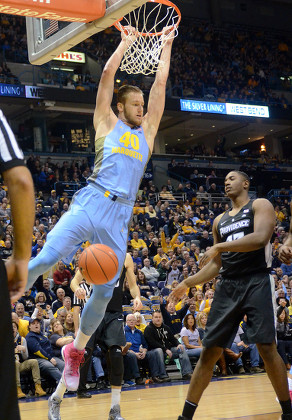 Marquettes Luke Fischer Dunks Ball During Editorial Stock Photo - Stock ...