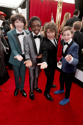 Finn Wolfhard Caleb Mclaughlin Gaten Matarazzo Editorial Stock Photo - Stock Image | Shutterstock
