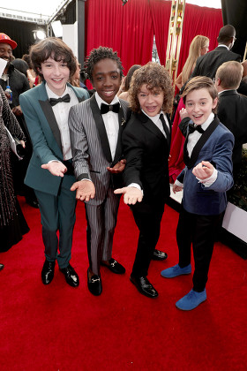 Finn Wolfhard Caleb Mclaughlin Gaten Matarazzo Editorial Stock Photo - Stock Image | Shutterstock