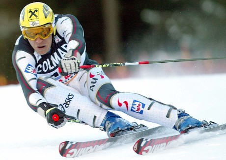 Austrian Herman Maier Action During First Editorial Stock Photo - Stock ...
