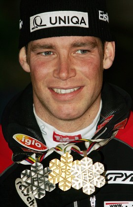 Second Placed Austrias Benjamin Reich Poses Editorial Stock Photo ...