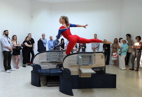 Gymnast Performs Body Flight By Us Editorial Stock Photo - Stock Image ...